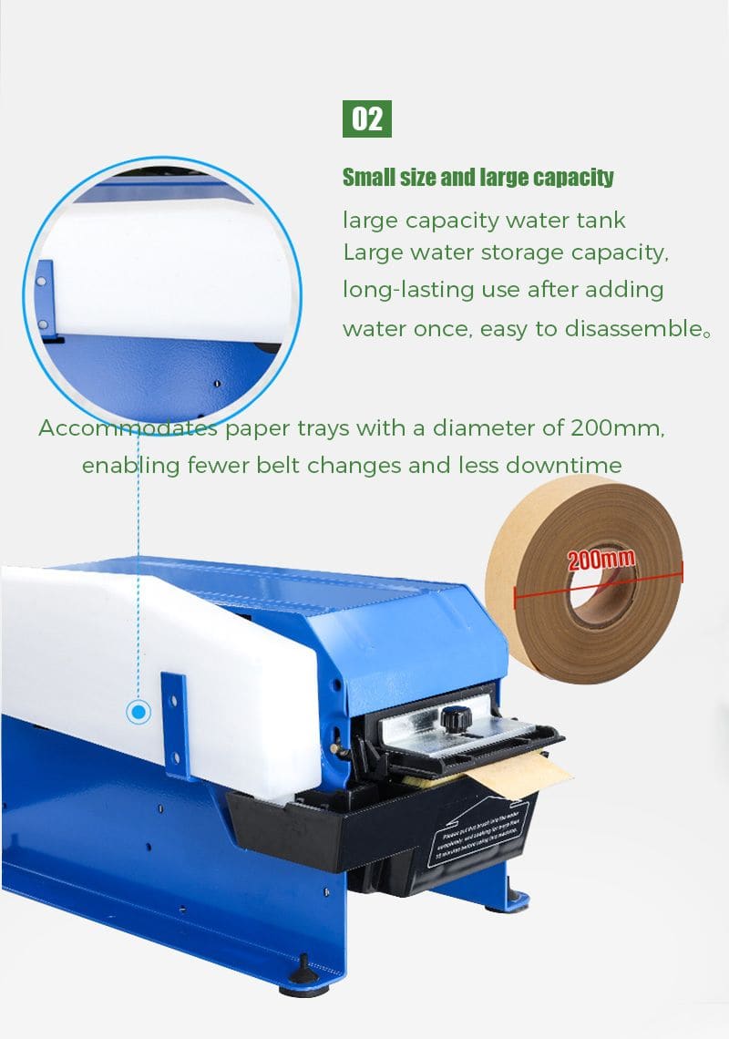 FX-800 Eco-friendly Degradable Wet Water Activated Semi-Automatic Kraft ...